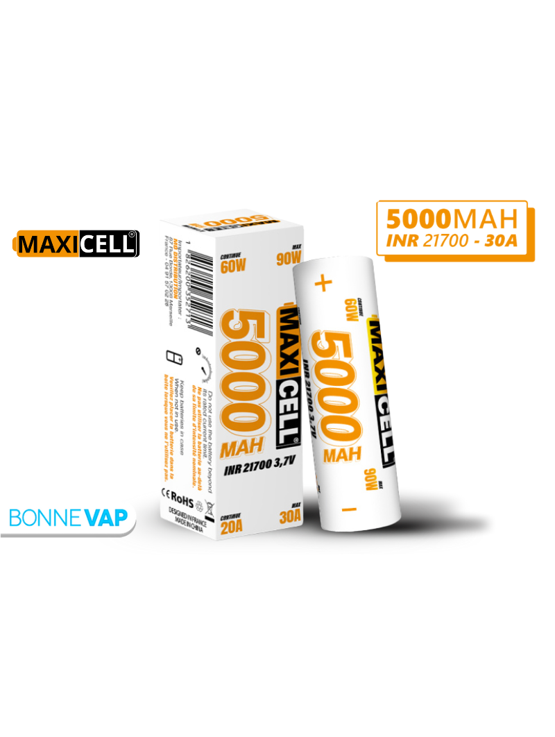 Accu 21700 5000mAh - MAXICELL